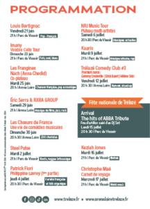 La programmation du Festival de Trélazé 2024 - Ville de Trélazé